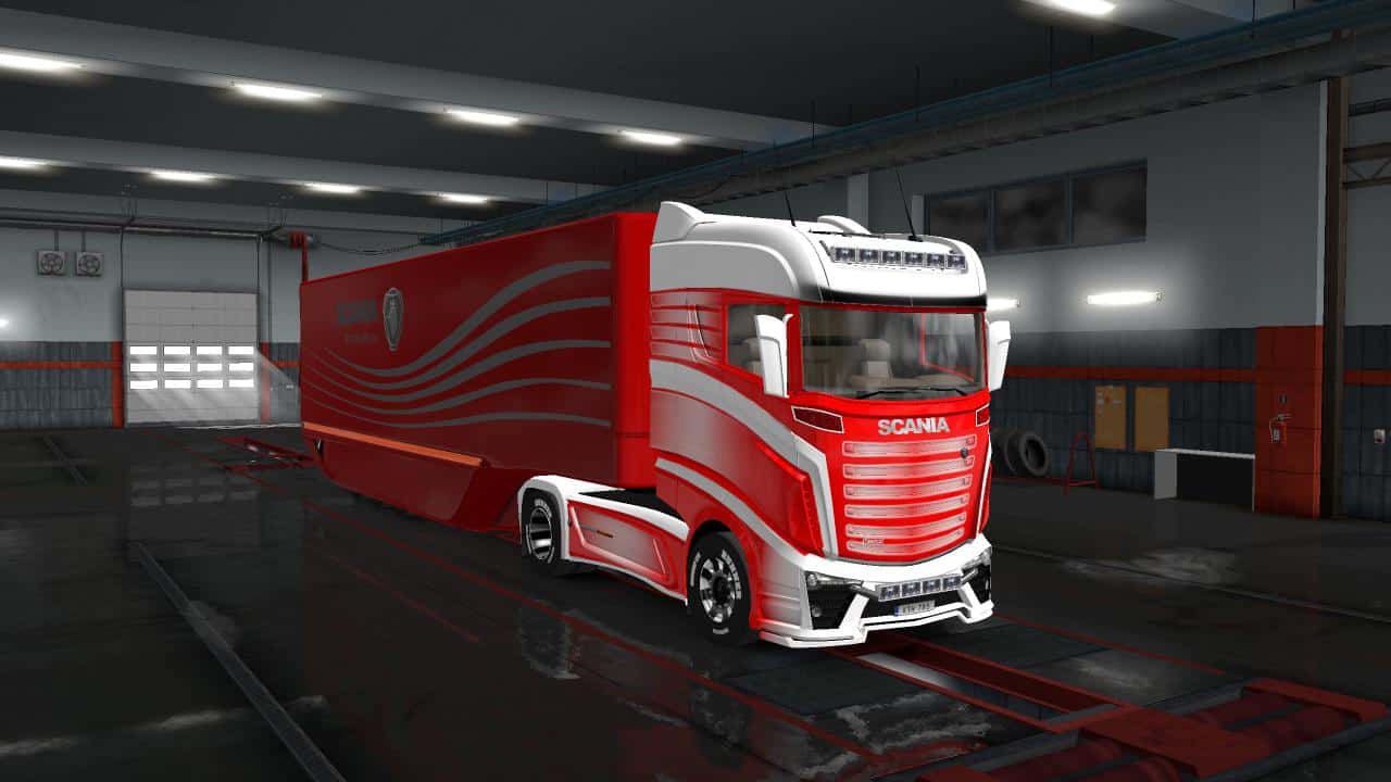 NEW SCANIA – CONCEPT– ETS2 1.35.X TRUCK - ETS2 Mod Download