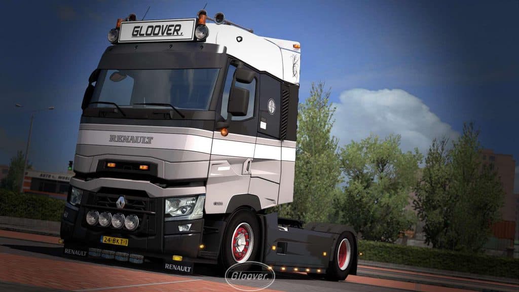 RENAULT T LIGHT IMPROVEMENTS / LOWERED CHASSIS V1.2 TUNING MOD - ETS2 Mod Download