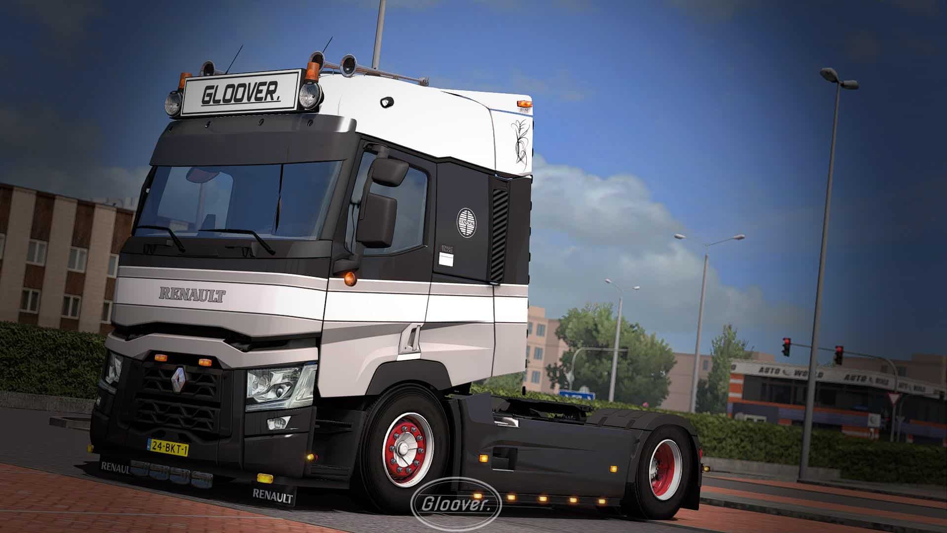 RENAULT T LIGHT IMPROVEMENTS V1.4 TUNING MOD - ETS2 Mod Download