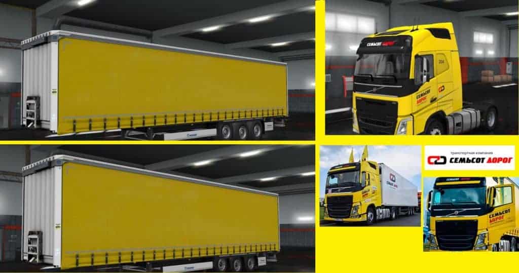 700 DOROG SKINPACK 1.36 ETS2 - ETS2 Mod Download