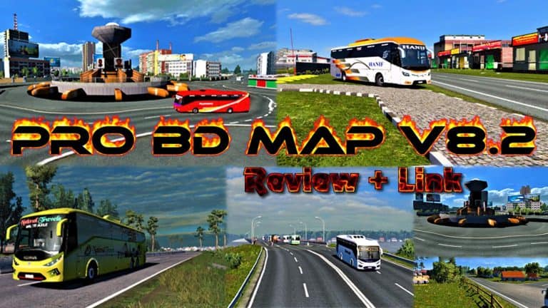 PRO BD MAP V8.2 1.35 ETS2 - ETS2 Mod Download