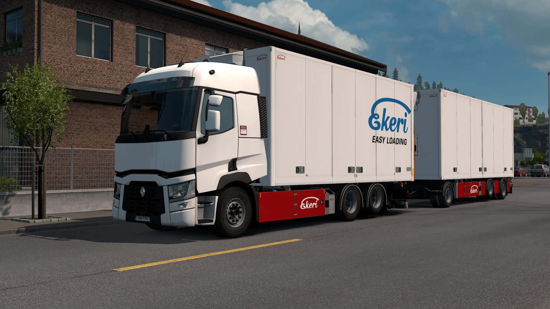 RENAULT RANGE T RIGID ADDON BY KAST V1.1 1.36 TUNING MOD - ETS2 Mod Download