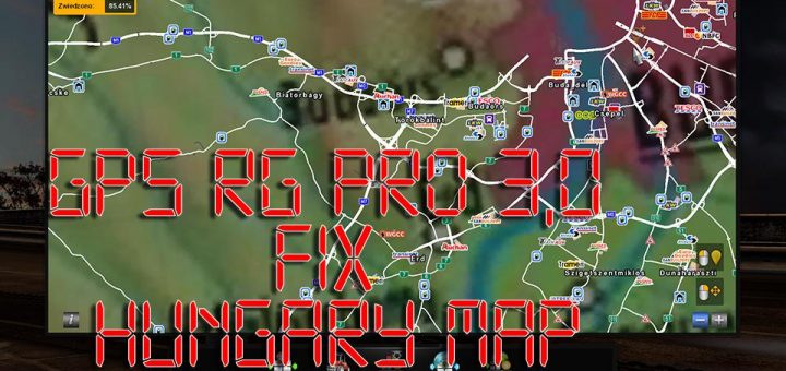 Hungary Map - ETS2 Mods | Euro Truck Simulator 2 Hungary Map Mods