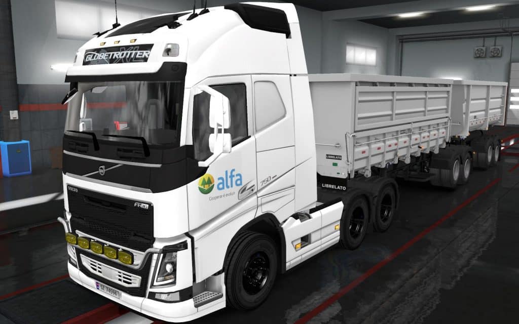 SKIN VOLVO FH16 2012 COOPERALFA 1.36 TRUCK SKIN - ETS2 Mod Download