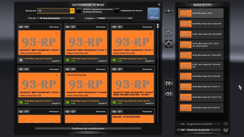 93-RP MOD TRAILER VANTRANSPORTER V0.04 MOD - ETS2 Mod Download