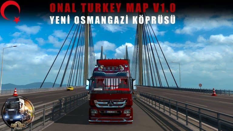 ONAL TURKEY MAP V1.0 BETA ETS2 - ETS2 Mod Download