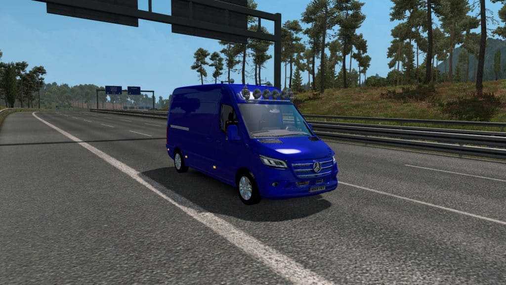 MERCEDES SPRINTER 2019 BETA V0.2 CAR - ETS2 Mod Download