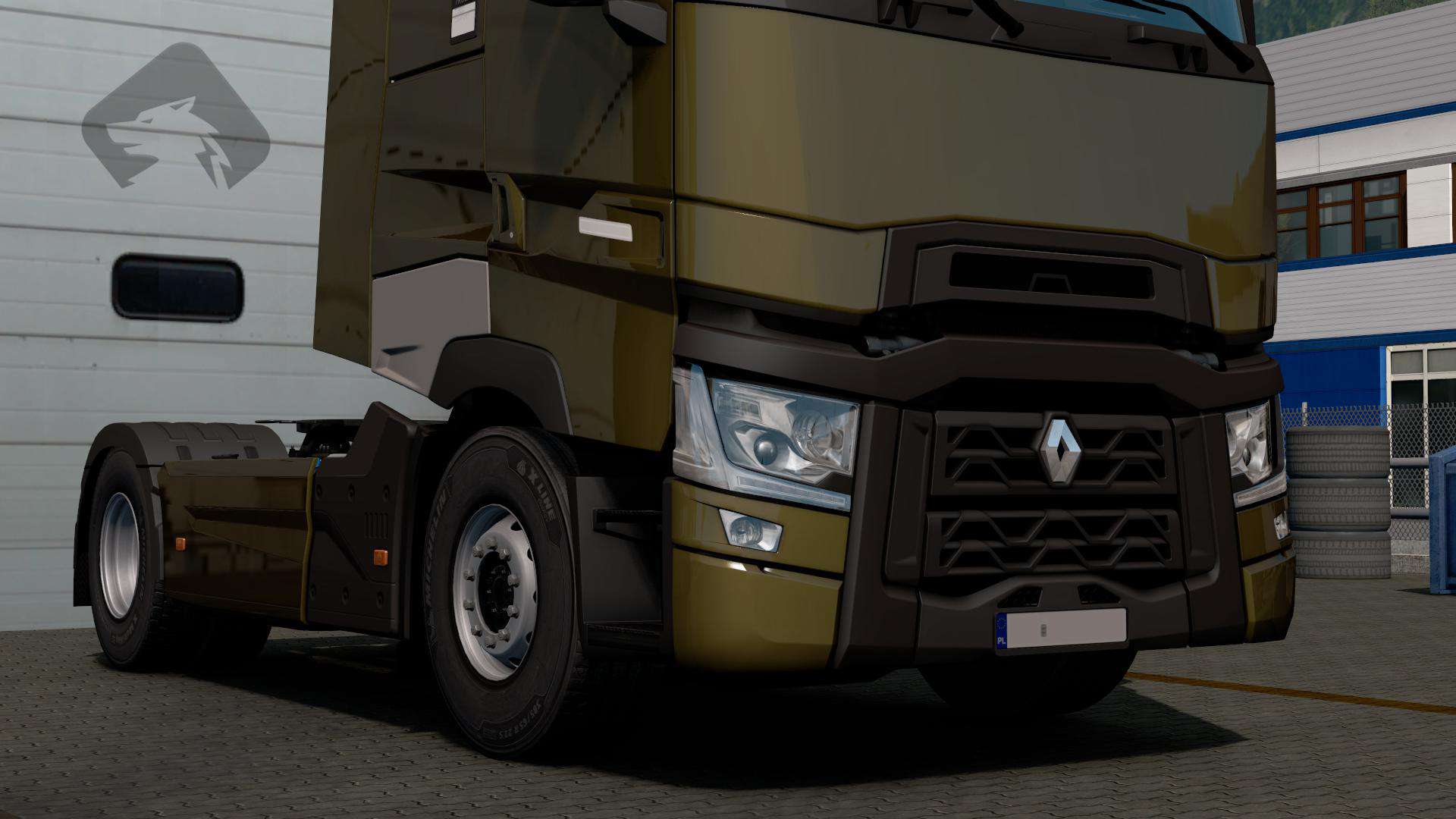 RENAULT T REGISTRATION PLATE V1.0 1.36 TUNING MOD - ETS2 Mod Download