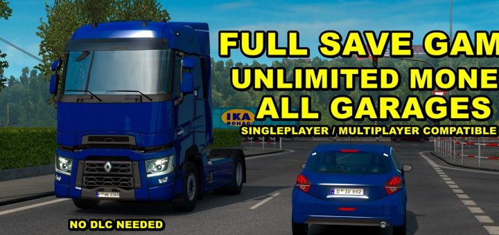 Save Game - ETS2 Mods | Euro Truck Simulator 2 Save Game Mods