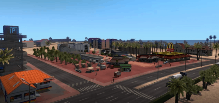 Red Sea Map - ETS2 Mods | Euro Truck Simulator 2 Red Sea Map Mods
