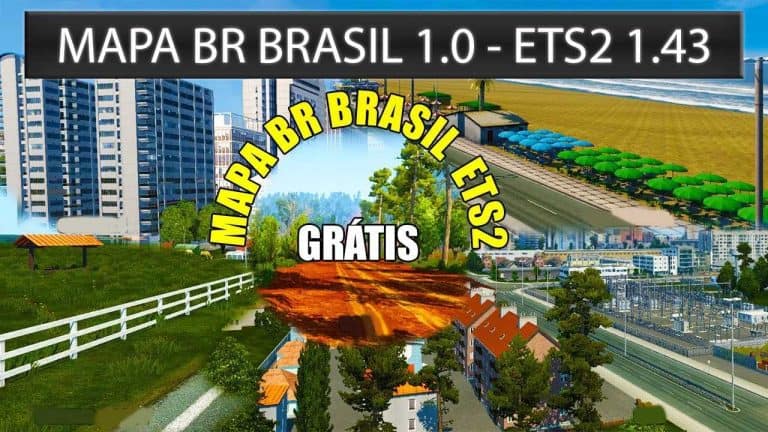 New MAPA BR BRASIL 1.0 - ETS2 Mod Download