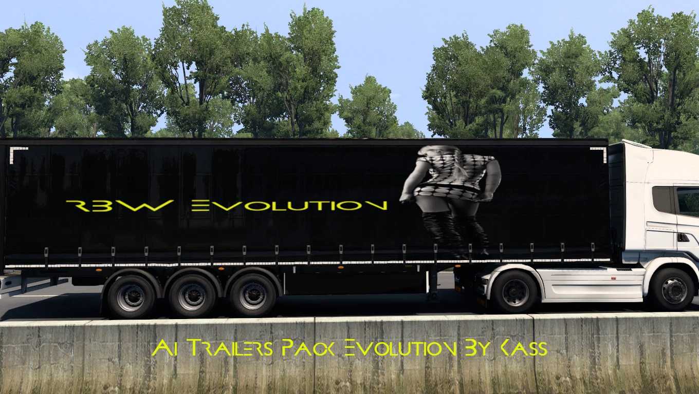 Ai Trailers Pack Evolution – V1.3 - ETS2 Mod Download
