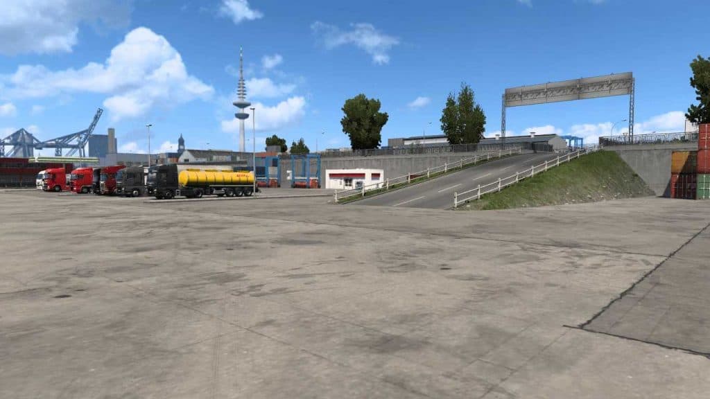 Hamburg Rebuilt + warehouse V3 - ETS2 Mod Download