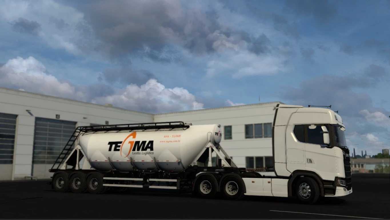 Metales Silocar 3 Axle 6×2 35m v1.0 - ETS2 Mod Download
