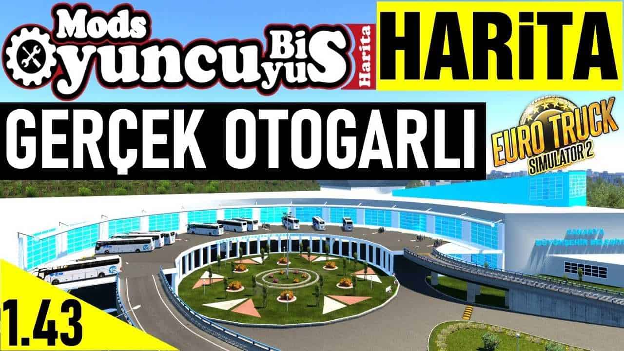 OyunyusBisMap – New Turkey Map With Beautiful Bus Terminals - ETS2 Mod ...