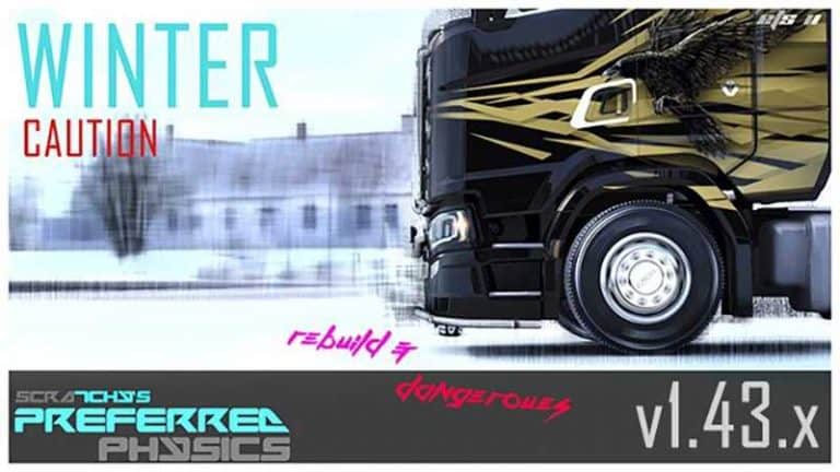 Winter physics v3.0 - ETS2 Mod Download
