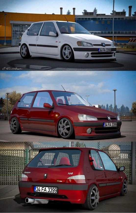 Peugeot 106 GTİ 1.44 - ETS2 Mod Download
