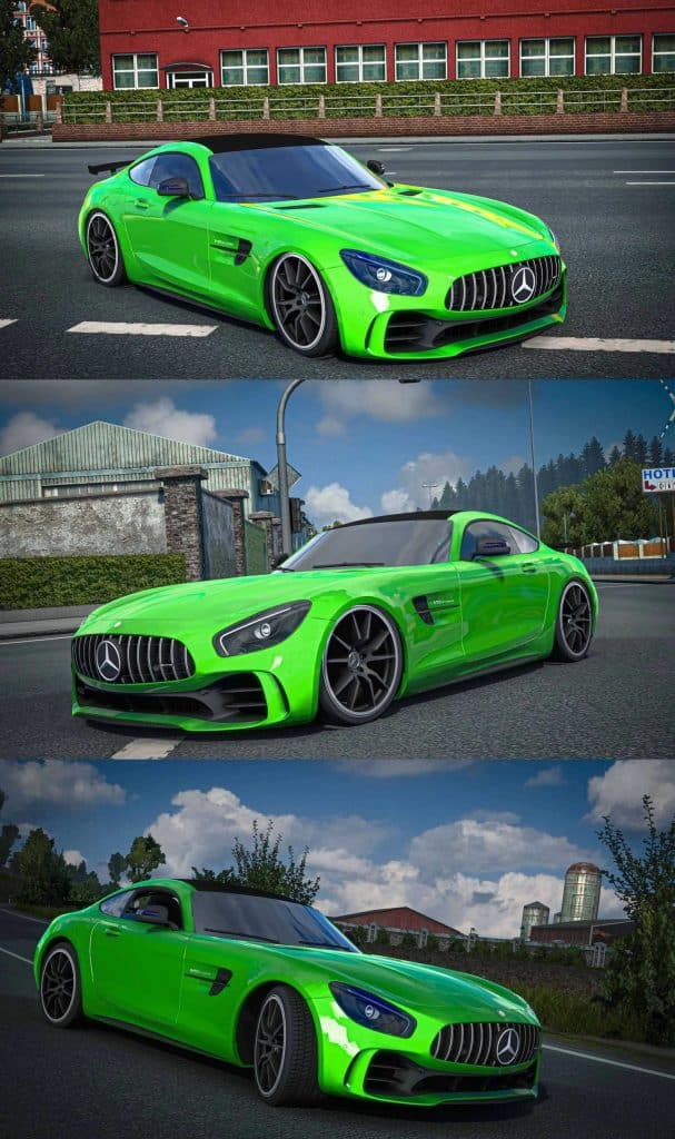 Mercedes-Benz AMG GT R 2017 v1.0 - ETS2 Mod Download