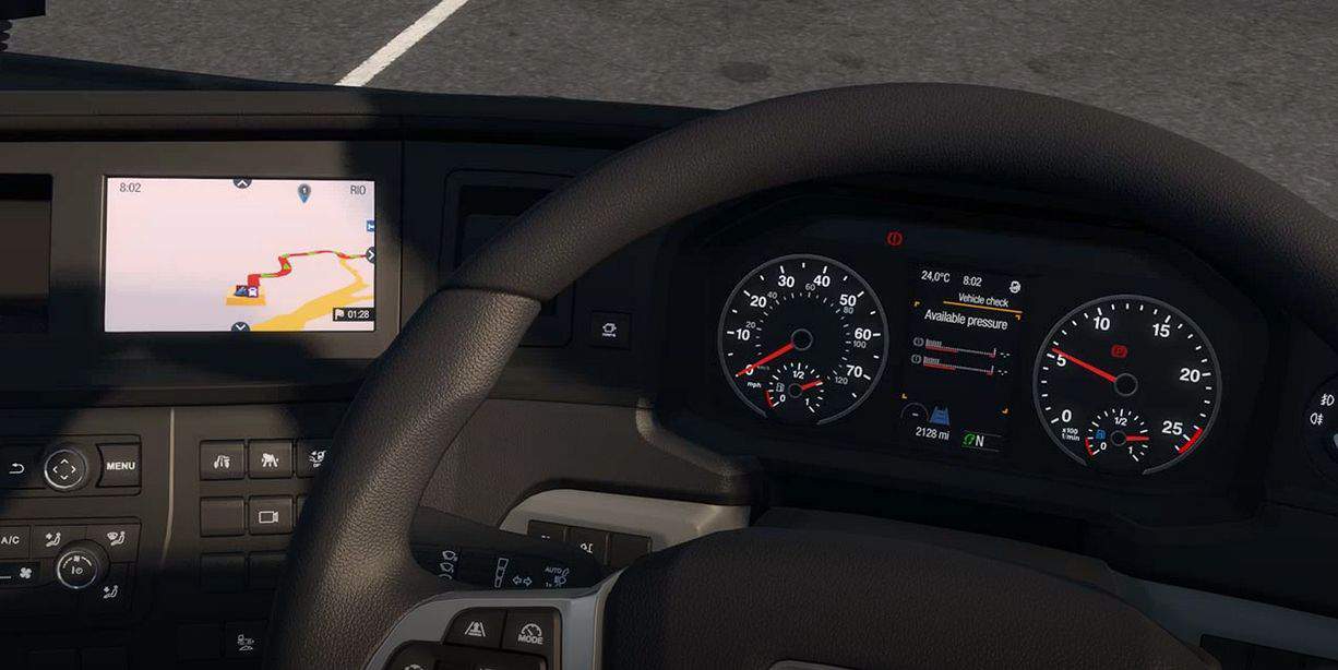 Analog Dashboard Interior for MAN TGX 2020 v1.1 1 - ETS2 Mod Download