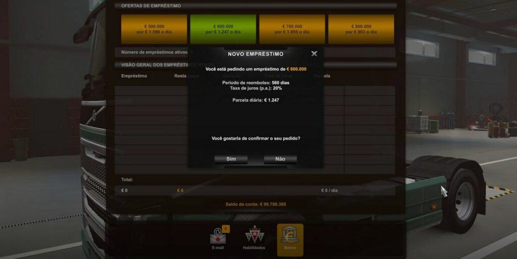 BANK WITH MORE MONEY AND TIME TO PAY ETS2 1.0 1.40 1.48 - ETS2 Mod Download