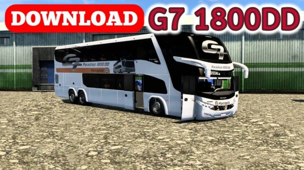 Marcopolo Paradiso G7 1800 DD 6x2 v1.1 1.48.x 1 - ETS2 Mod Download
