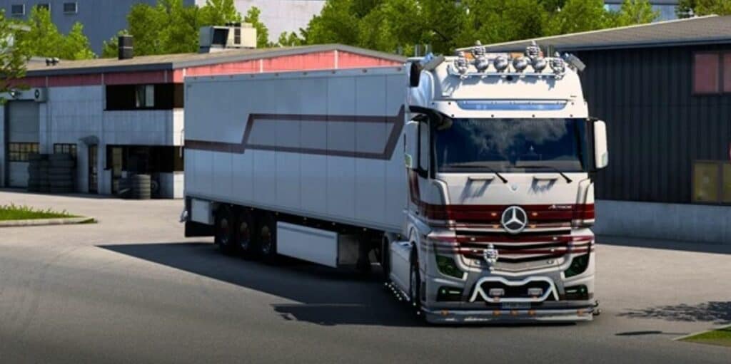 Mercedes Benz New 2014 Red 1.48 - ETS2 Mod Download