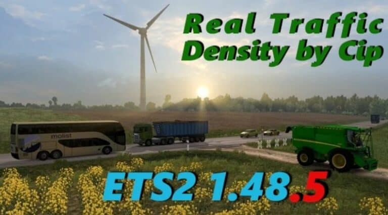 Real Traffic Density ETS2 v1.48.b - ETS2 Mod Download
