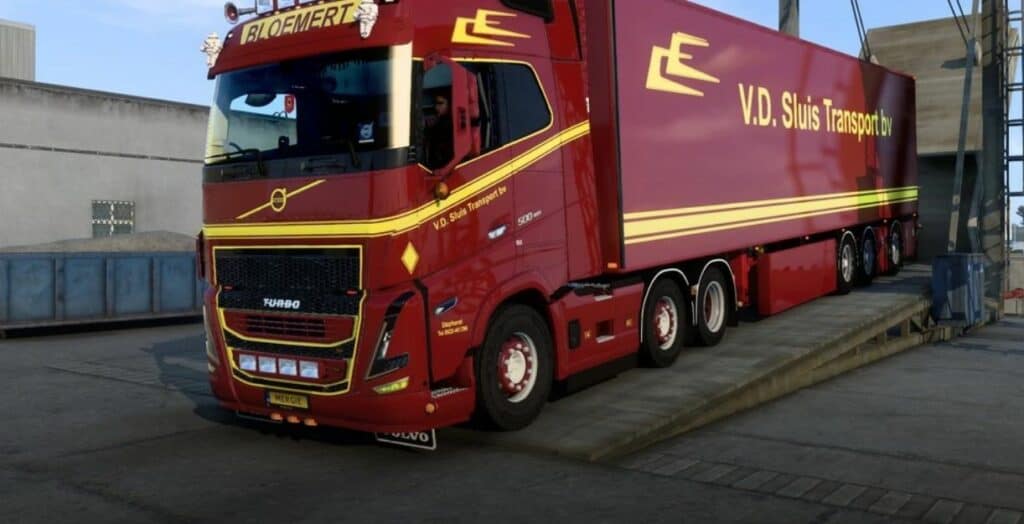 Sanax Volvo FH 2022 Van der Sluis skin 1.48 - ETS2 Mod Download