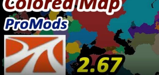 Colored Map - ETS2 Mods | Euro Truck Simulator 2 Colored Map Mods