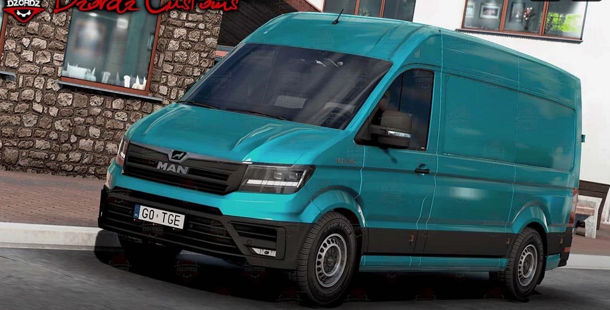 MAN TGE 3.140 by Dżordż 1.48.x - ETS2 Mod Download