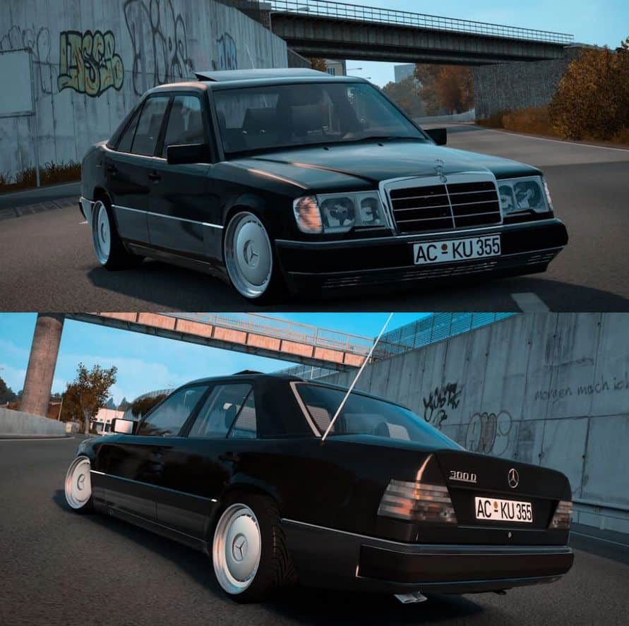 Mercedes-Benz W124 300d 1.48.x - ETS2 Mod Download