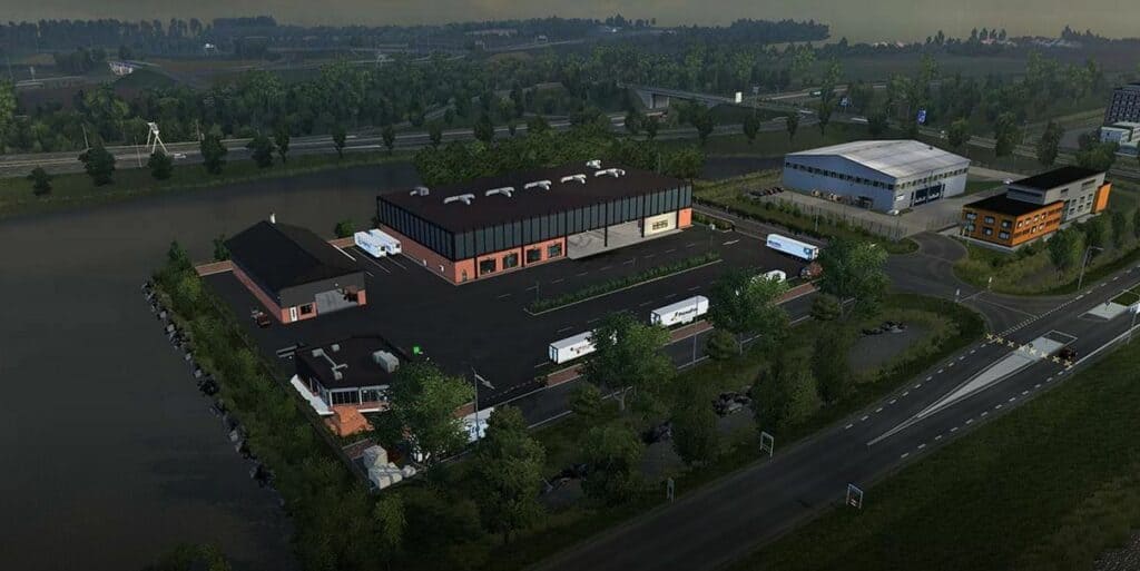 Moerdijk Warehouse Promod Map Addon 1.48.x - ETS2 Mod Download