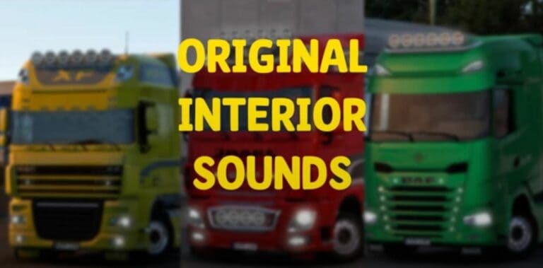 Paccar MX 13 for DAF XF105, DAF E6 and DAF 2021 (Original Interior ...