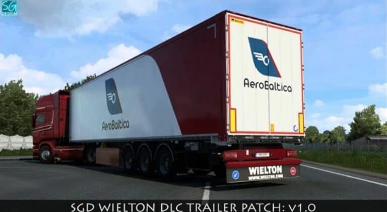SGD Wielton DLC Trailer Patch v1.0 1.48.5 - ETS2 Mod Download