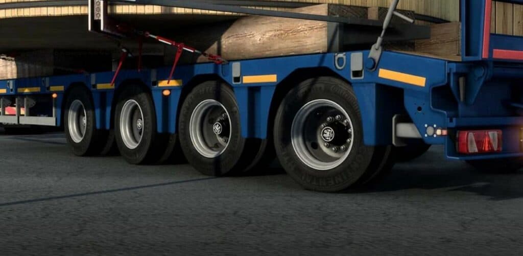 Abasstreppas lowbed trailer wheel for job-market trailer v1.0 - ETS2 ...