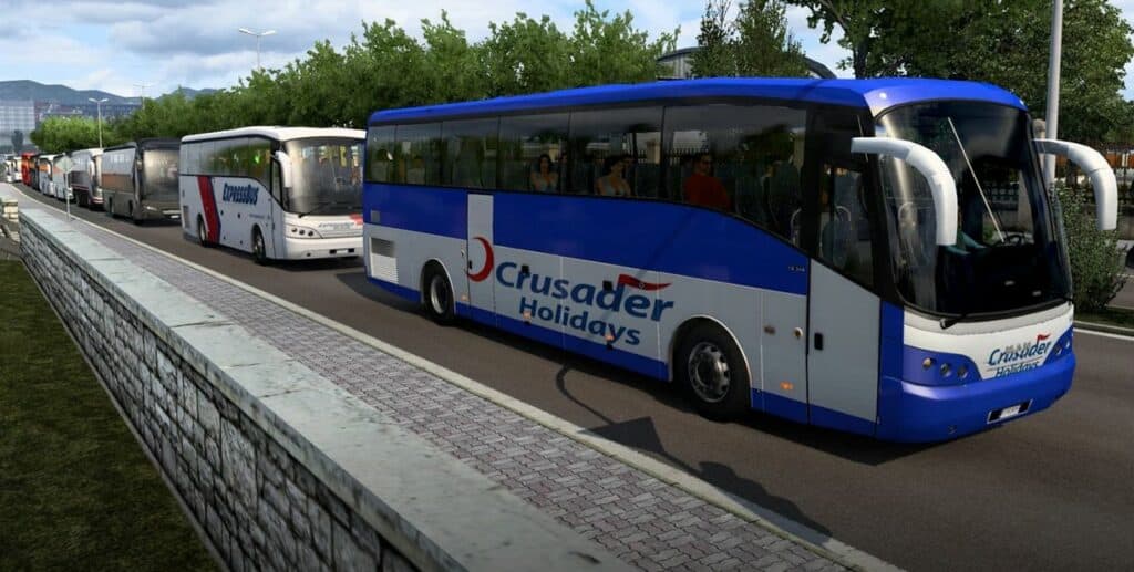 Bus traffic by Taina95 1.49 - ETS2 Mod Download