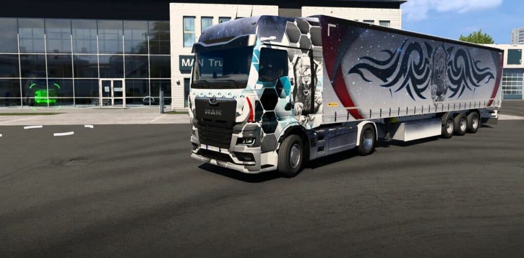 Combo Skin MAN v1.0 - ETS2 Mod Download