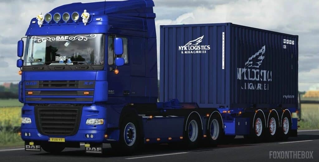 DAF XF 105 vad&k v7.15 1.49 - ETS2 Mod Download