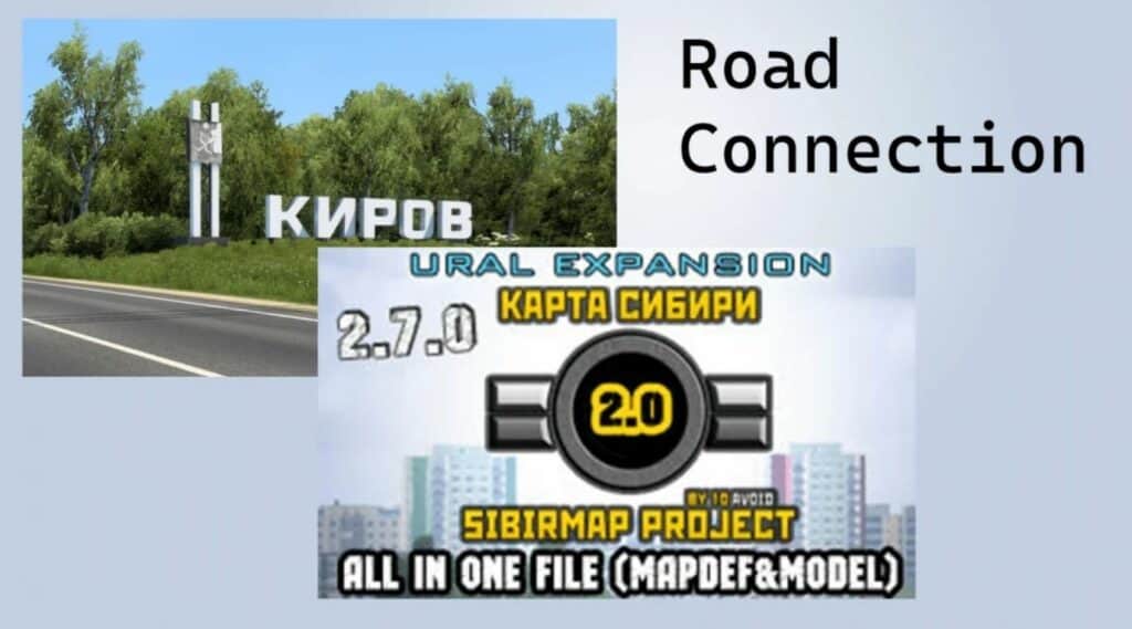 Kirov Map - Sibir Map RC v0.2 1.49 - ETS2 Mod Download