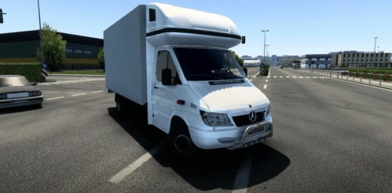 Mercedes Sprinter curtainsider 1.49 - ETS2 Mod Download