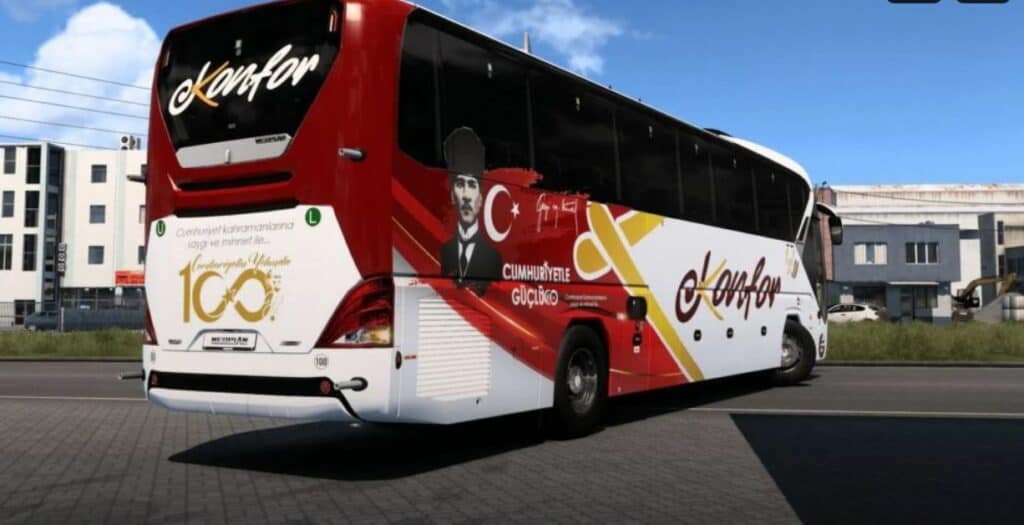 Neoplan Tourliner 13m Euro 6 Konfor Turizm Cumhuriyetle Güçlü100 Skin ...