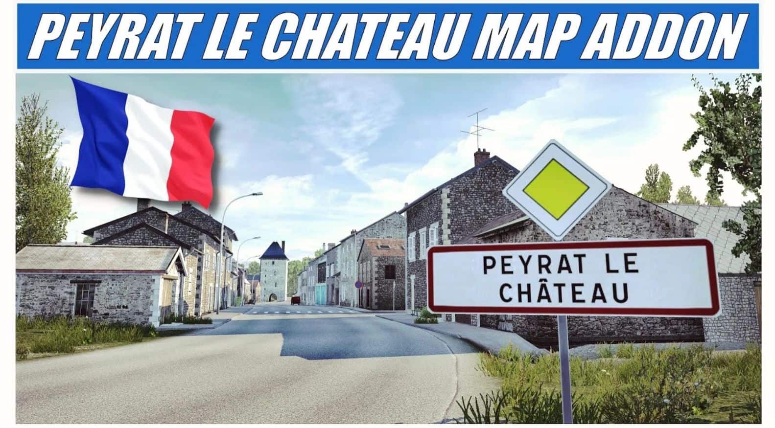 Peyrat-le-Château (map addon) v1.0 1.49 - ETS2 Mod Download