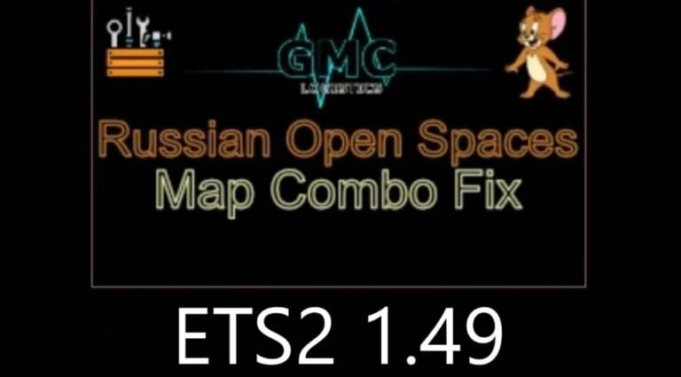 Russian Open Spaces Map Combo Fix v1.0 1.49 - ETS2 Mod Download