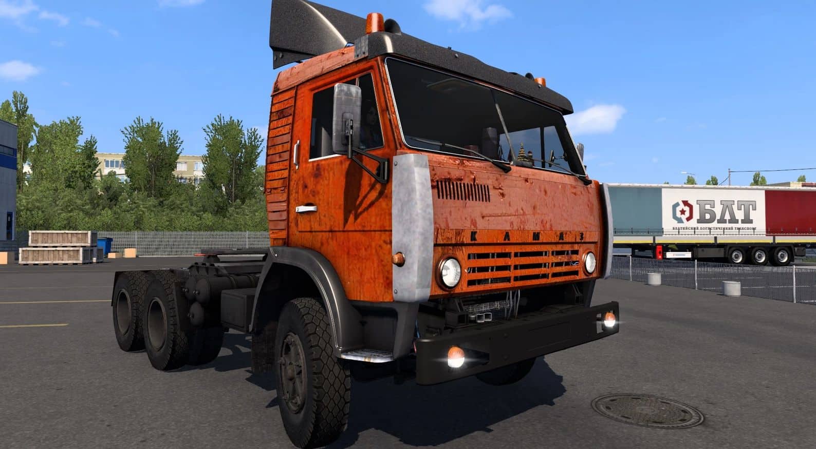 KamAZ 5410HQ v2.8 ETS2 [JAWA, Stas556] v1.49+ - ETS2 Mod Download