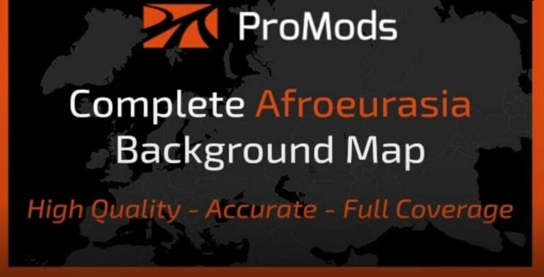 ProMods Complete Afroeurasia Background Map v2.3 1.49 - ETS2 Mod Download