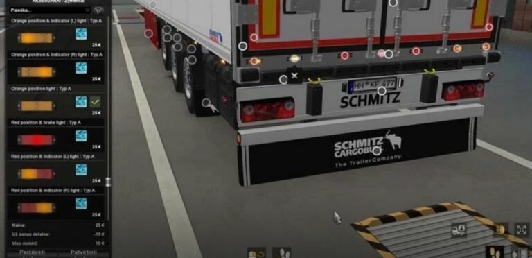 SGDESIGN SCS Trailer Tuning Pack v1.49 - ETS2 Mod Download