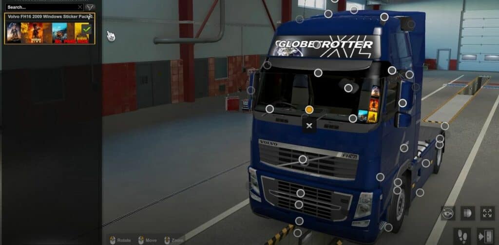 Volvo FH16 2009 Windows Sticker Pack v0.2 - ETS2 Mod Download