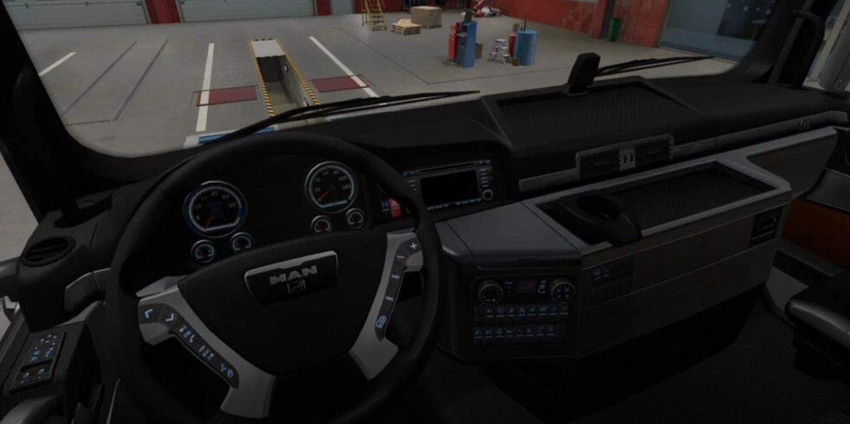 MAN TGX Black Interior v1.0 - ETS2 Mod Download