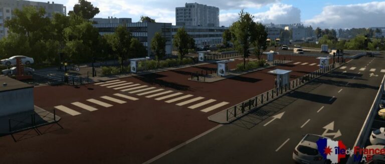 Île-de-France (Paris Suburbs) Map v0.1.0 1.49 - ETS2 Mod Download