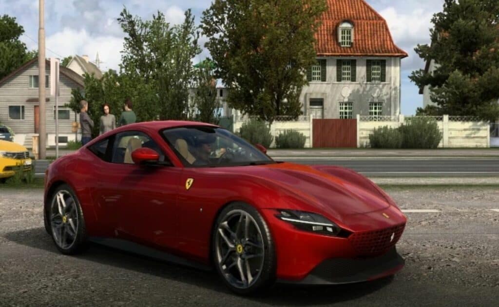 Ferrari Roma Spider Update v2.0 - ETS2 Mod Download